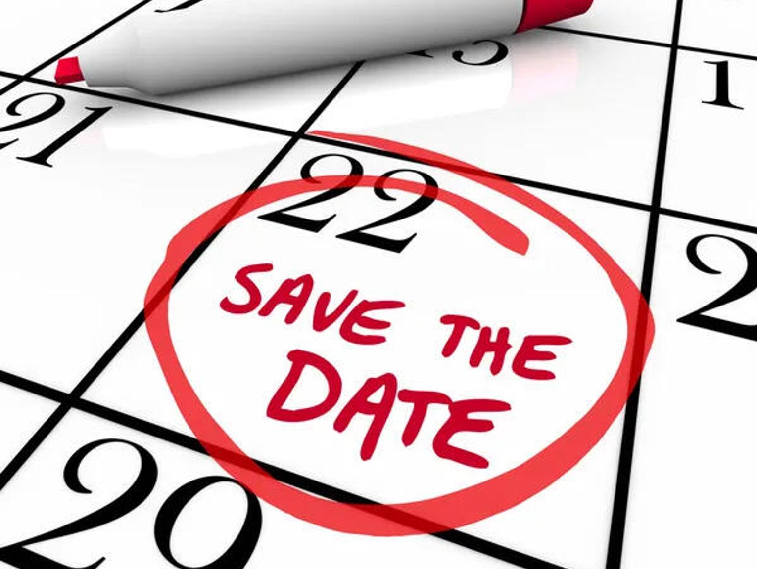 Mark your calendar