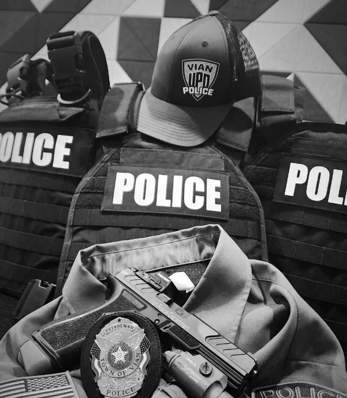 Vian Police awarded armor kits